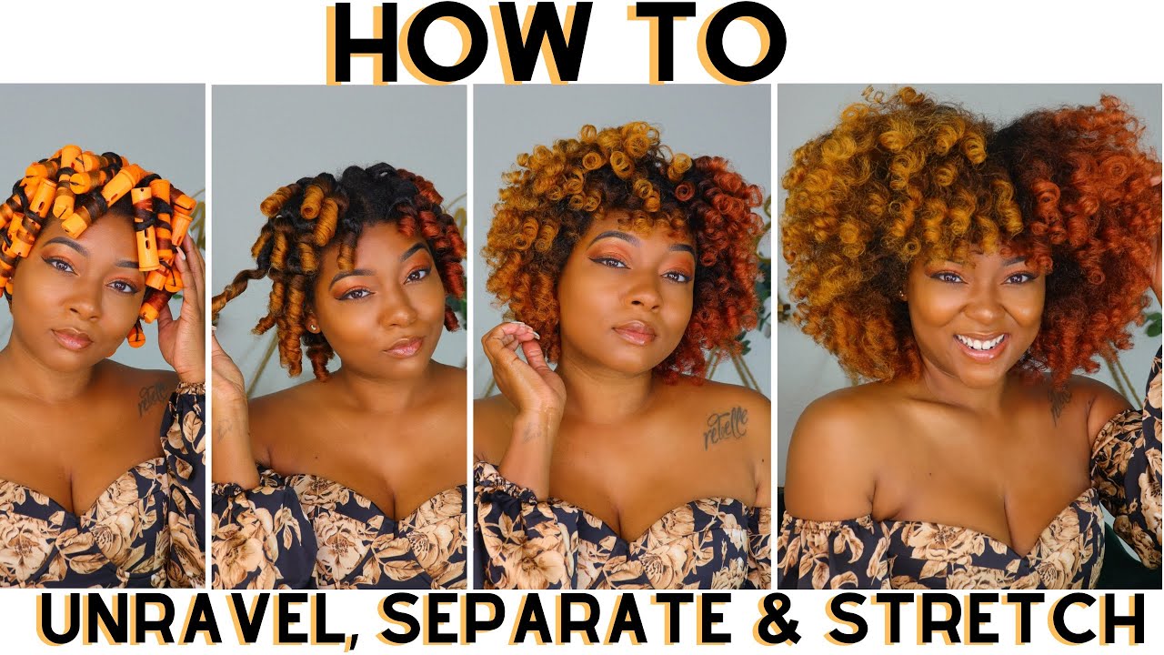 *DETAILED* How to Stretch & Fluff Natural Hair for Big Volume AND ...