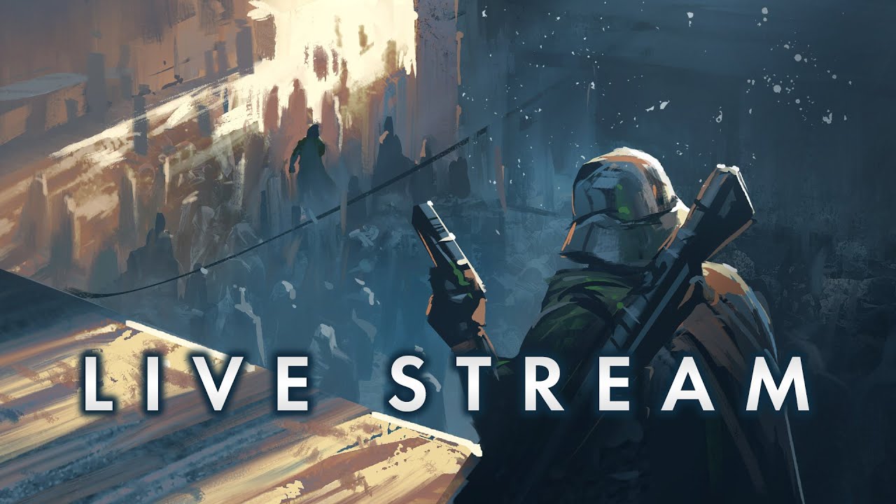 Live Stream # 37 — Crowded Marketplace Concept Art Painting - YouTube