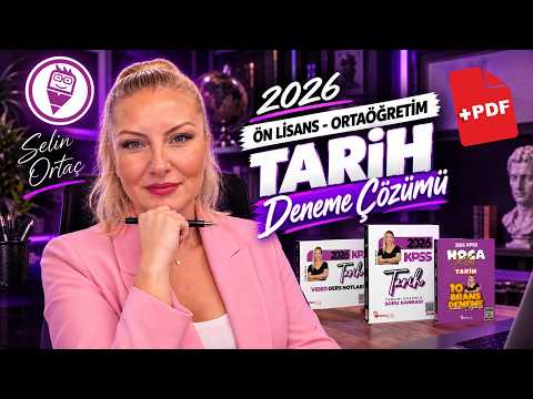 2026 KPSS TARİH - ÖN LİSANS-ORTAÖĞRETİM DENEME ÇÖZÜMÜ - SELİN ORTAÇ