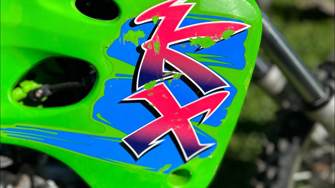 First Ride on the Kawasaki Kx80… - YouTube