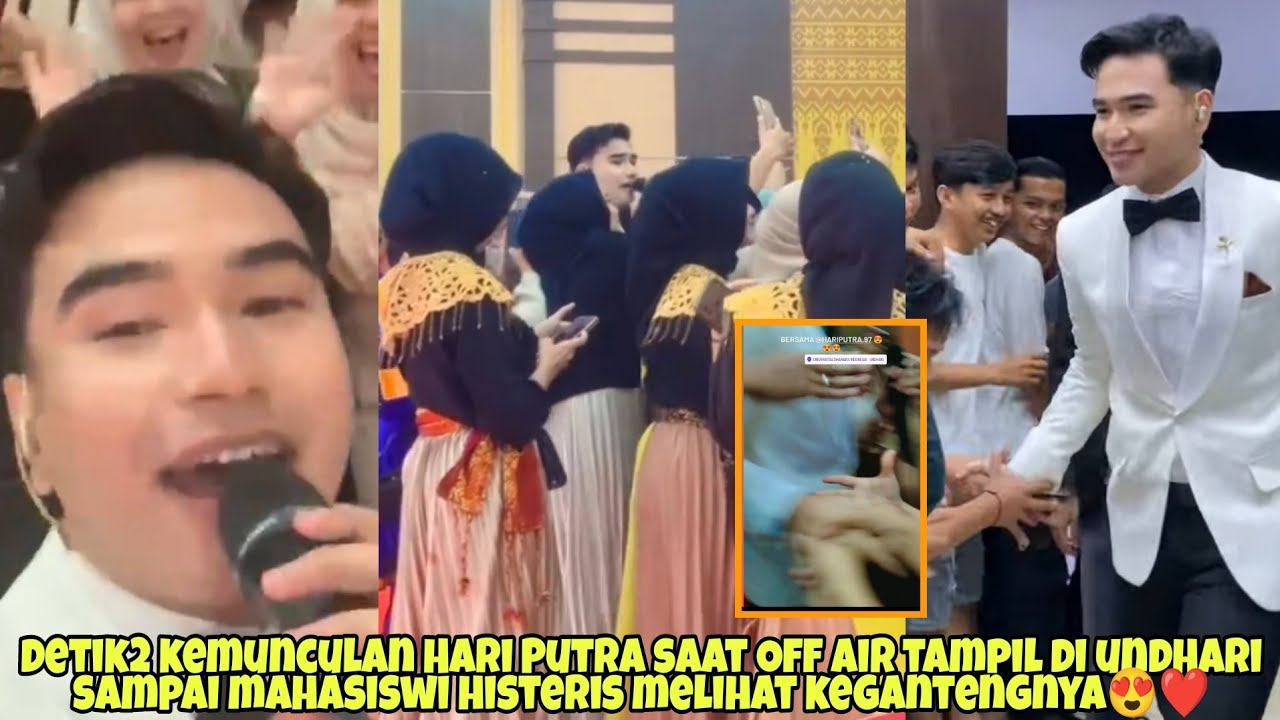 Detik2 hari putra off air di undhari di kerumunin sampai ada yang ...