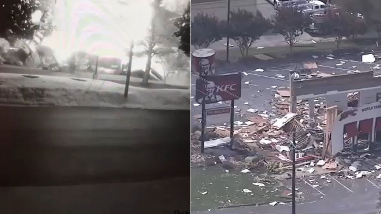 KFC BLAST: Gas explosion levels KFC restaurant in North Carolina | ABC7 ...