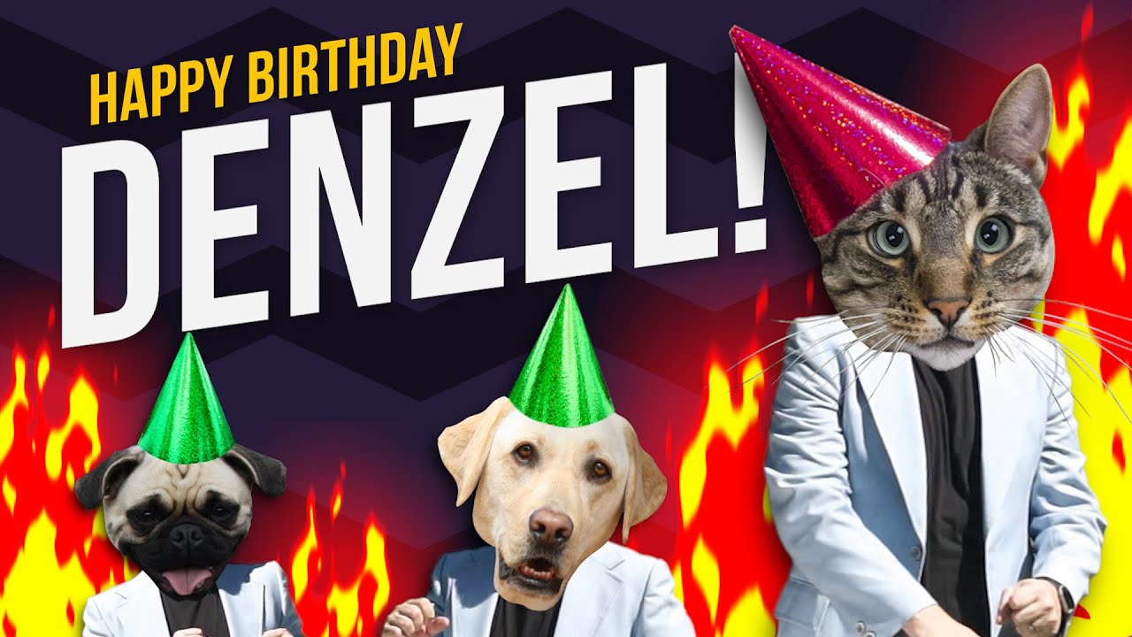 Happy Birthday Denzel - Its time to dance! - YouTube