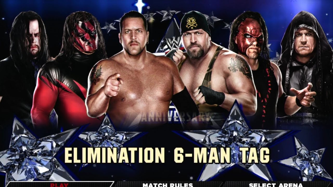 WWE 2K14 | 6-Man Elimination Tag Team match - YouTube