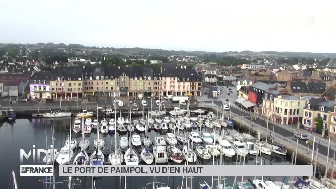 VUE D'EN HAUT : Le port de Paimpol - YouTube