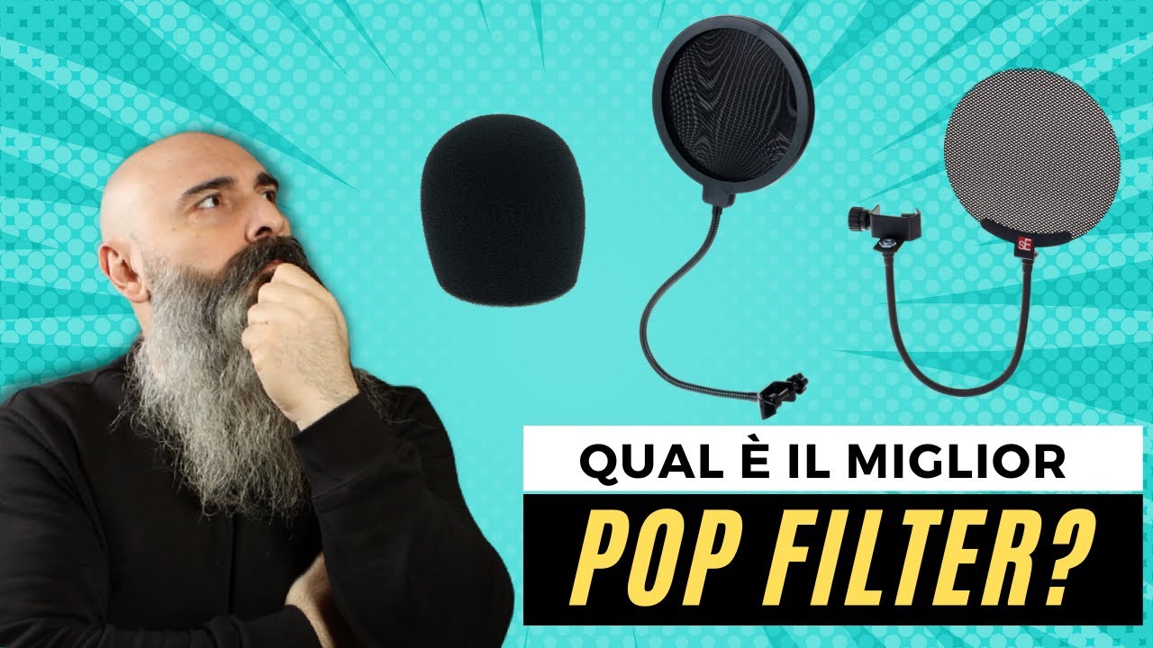 Miglior Pop Filter: quale usare per ridurre le Plosive? - YouTube