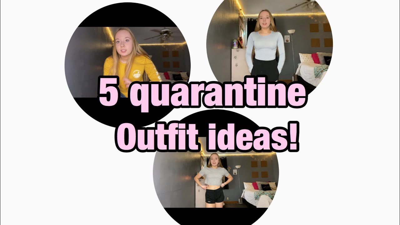 5 quarantine outfit ideas! 🤍 - YouTube