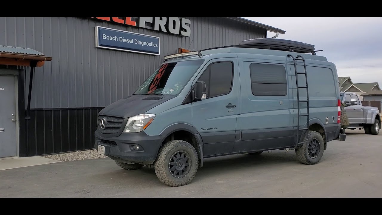 Sprinter van suspension mods (Van Compass) - YouTube