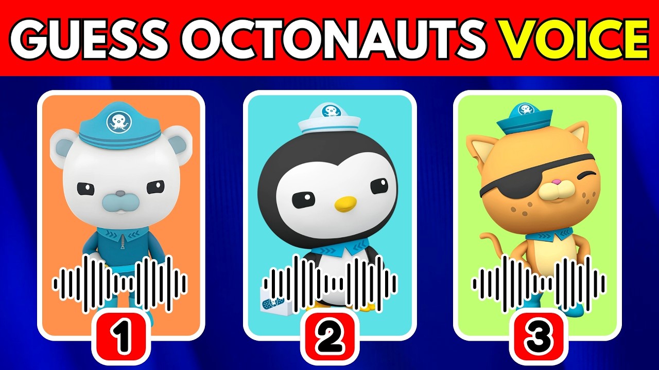 Guess the Octonauts Character by Their Voice🐙🌊🐟 | Guess the Voice ...