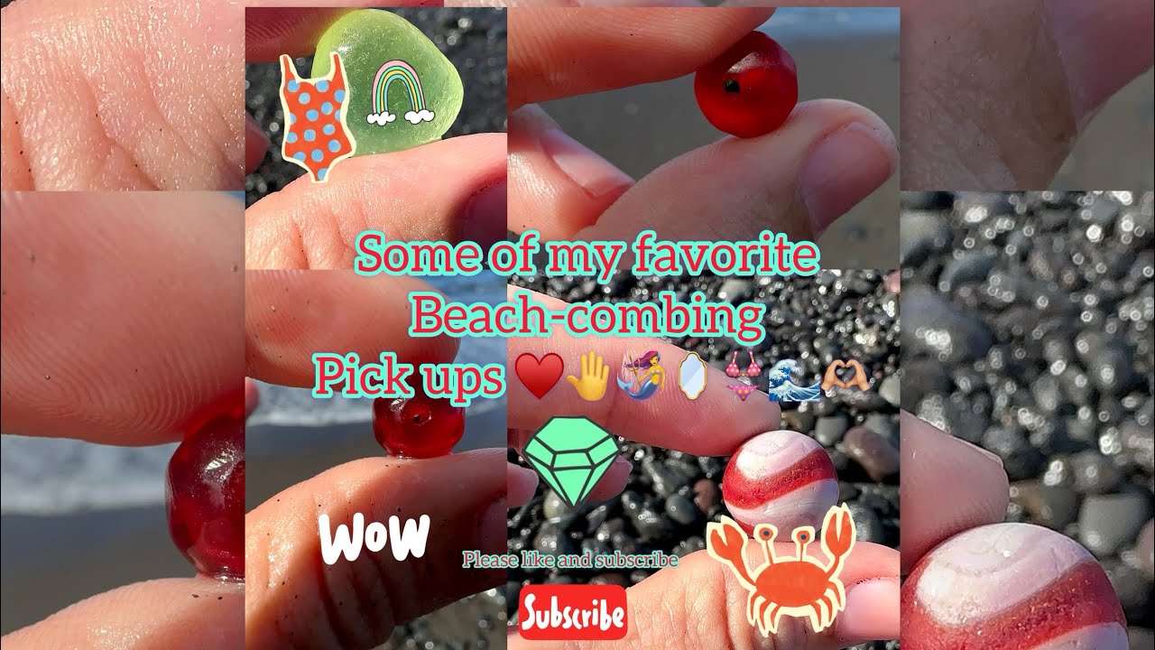 Some of my favorite beach-combing pick ups. 🧜‍♀️♥️👁️👄👁️ ♥️🧜‍♀️ #beach # ...