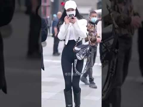 Çinli kızlar sokak modası uyguluyor   moda çin tik tok el.10#shorts #tiktokchina