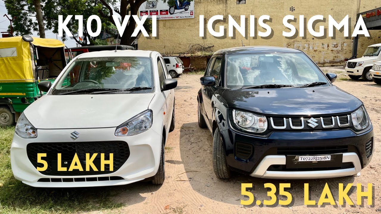 Which One is Value For Money ?- New Alto k10 vs Ignis Sigma Detailed ...