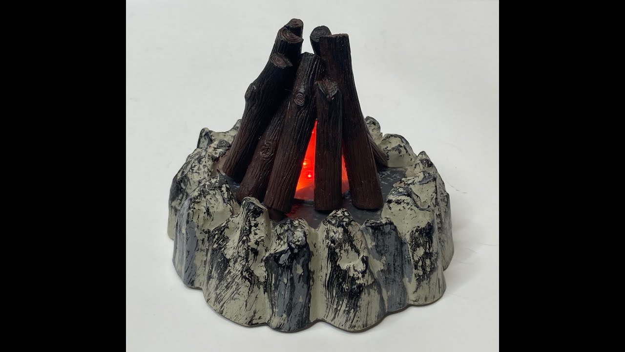 American Girl Adventure Campfire Fire Pit Demonstration - YouTube