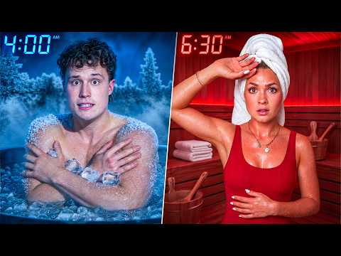 We Survived the 3 Craziest Celebrity Morning Routines!!