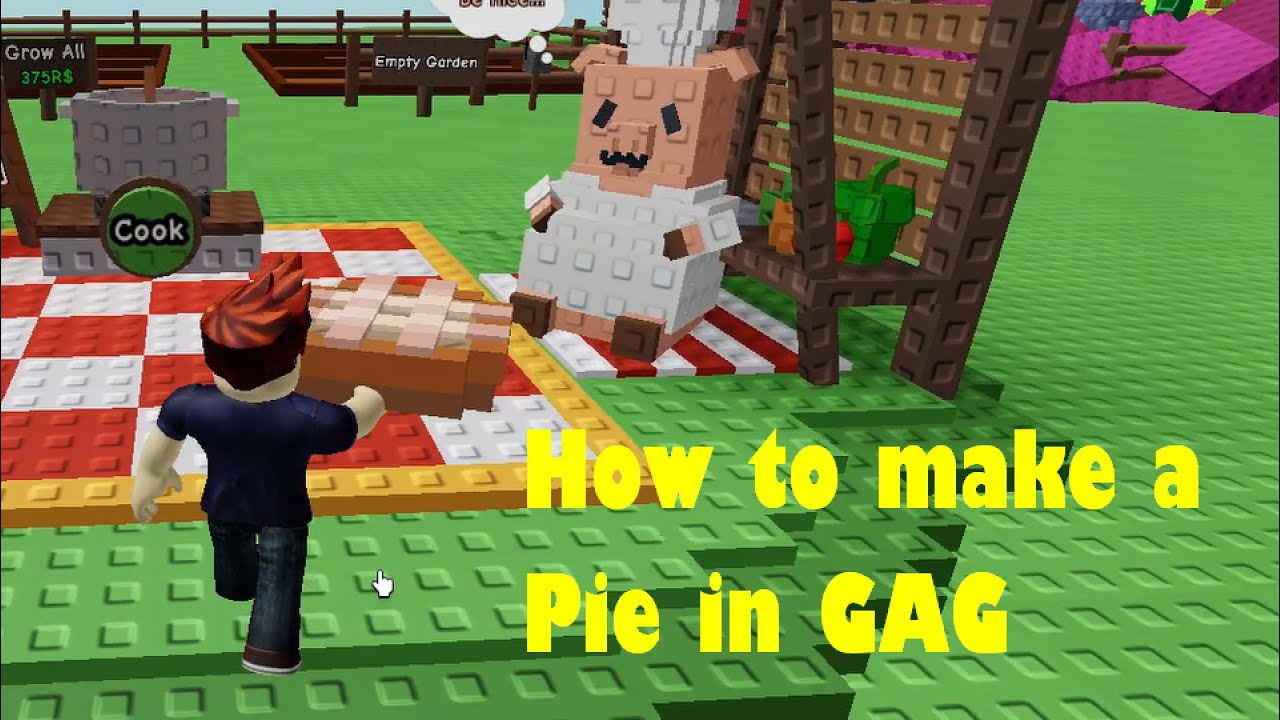 How To MAKE A PIE In GROW A GARDEN! (PIE RECIPE GAG Guide) Roblox - YouTube