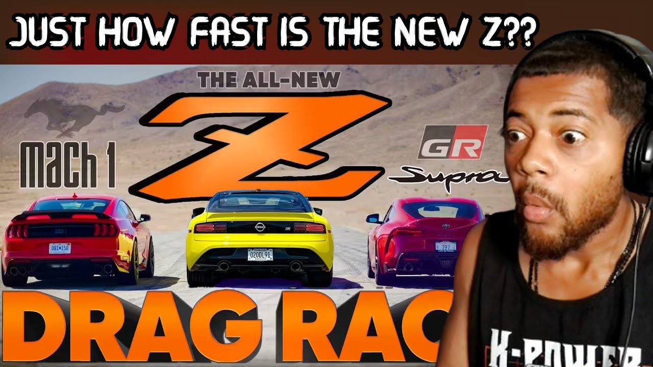 New Z, Supra, And Mustang DRAG RACE | REACTION!! - YouTube