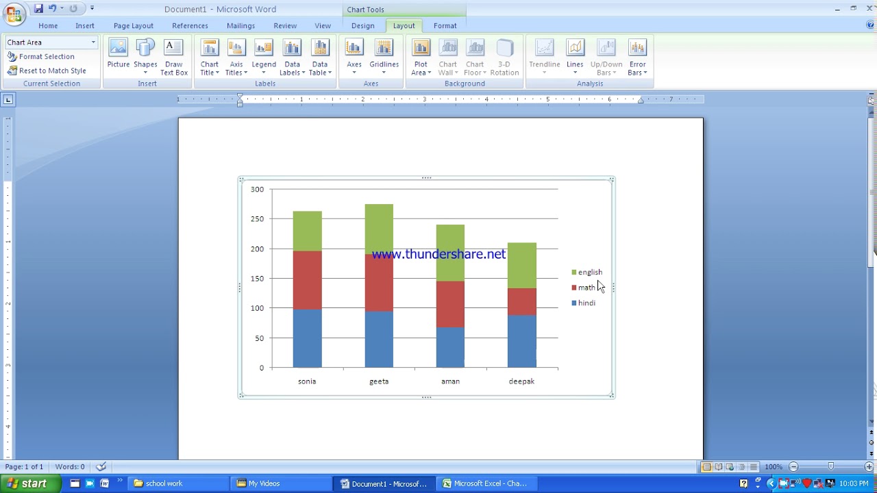 chart and smart art - YouTube