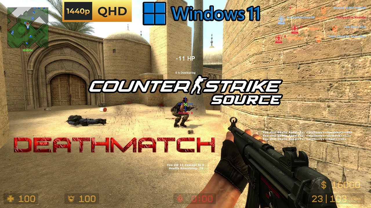 Counter-Strike: Source - Deathmatch Gameplay Part 3 (Dust II/de_dust2 ...