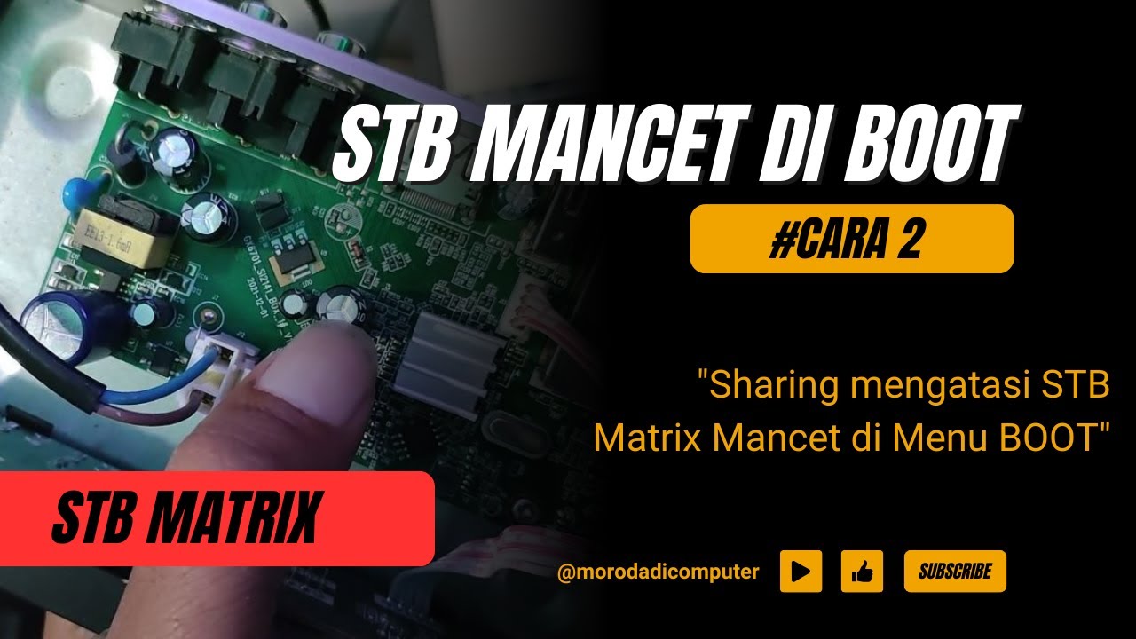 Mengatasi Recovery Set top box (STB) Gagal Matrix Aple Merah Mancet di ...