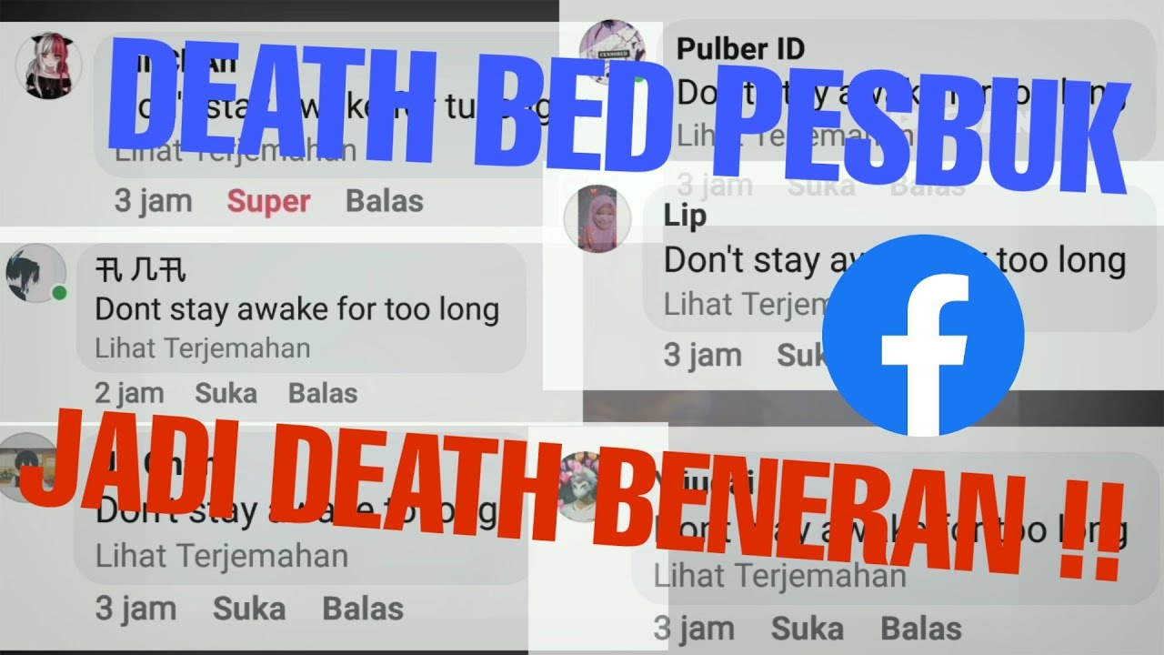 Death Bed MEME,PARODI Lyrics FACEBOOK - YouTube