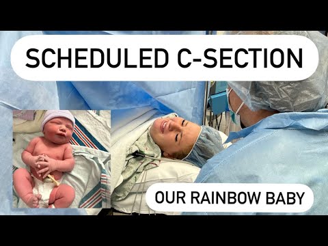 SCHEDULED REPEAT C-SECTION | BIRTH VLOG | BIRTH OF OUR RAINBOW BABY ...