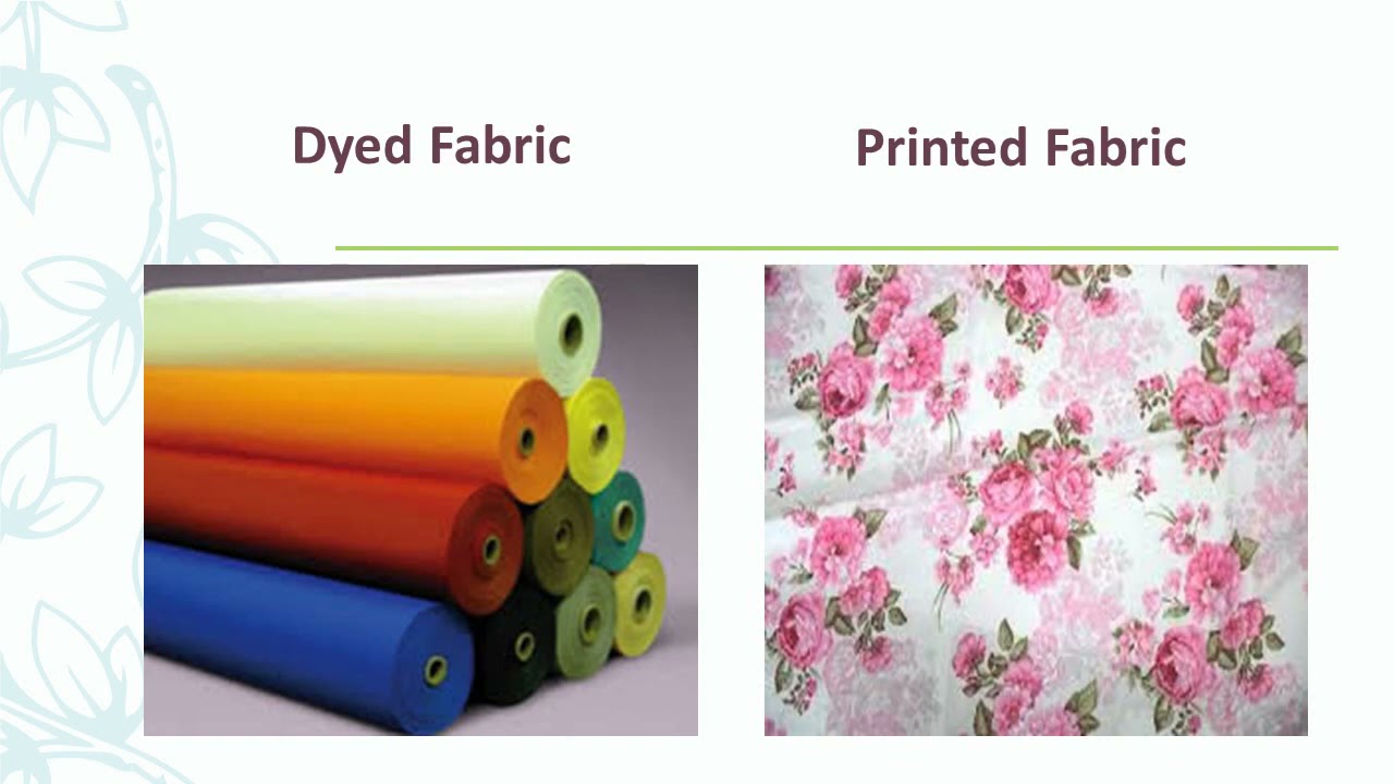 Objectives of Textile Printing - YouTube
