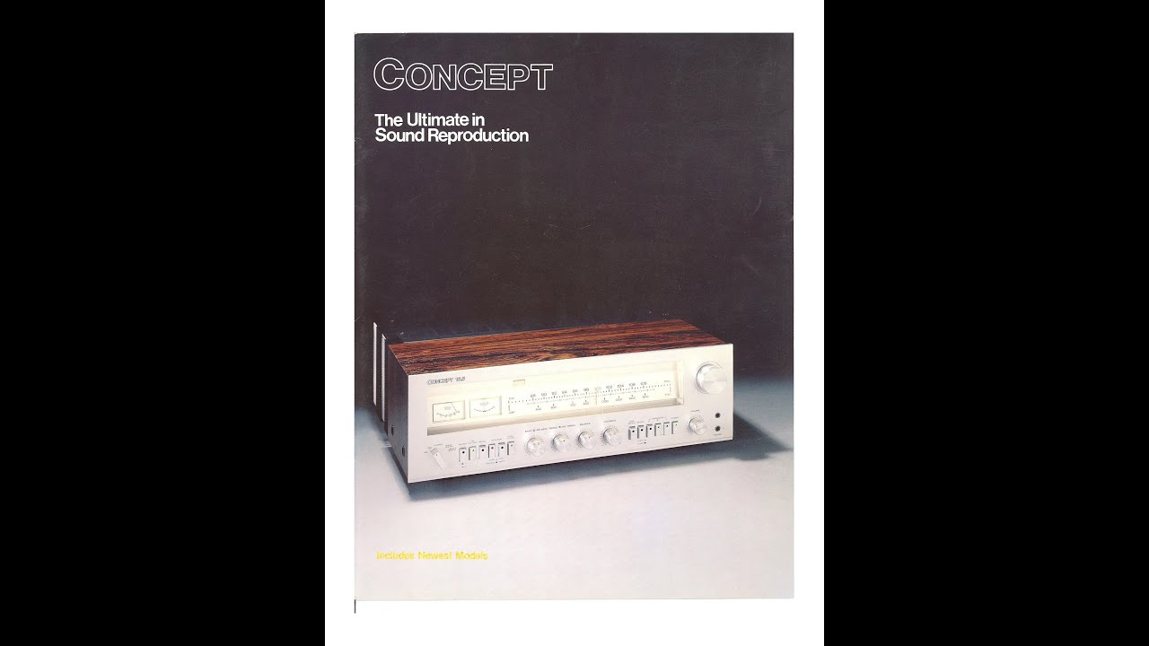 CONCEPT RECEIVERS BROCHURE CATALOGO FOLDER PROPAGANDA FOLHETO 4K - YouTube