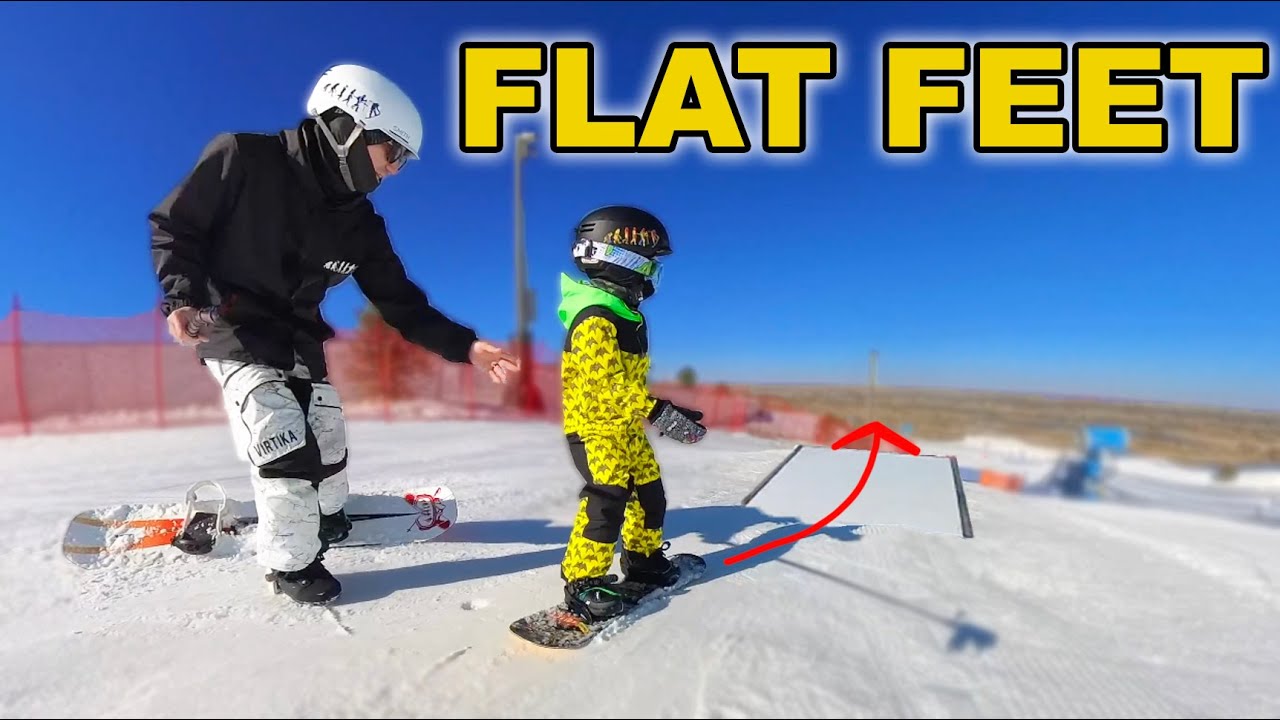 Roman Hits His First Snowboard Box - YouTube