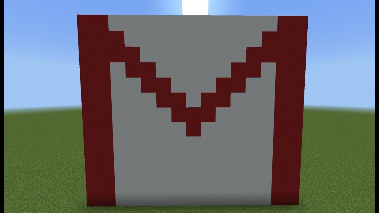 Minecraft Video: How To Make The Gmail Logo "2022 Logo Tutorial" - YouTube