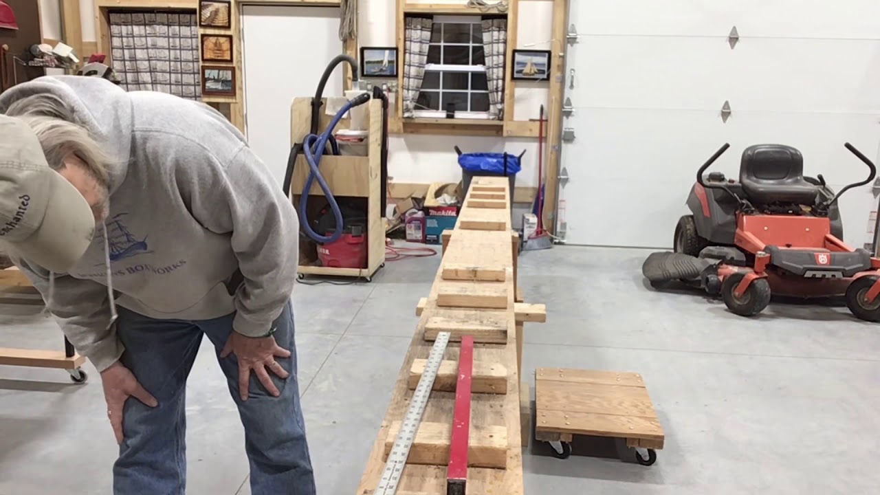 Canoe Building - How to set up Strongback -Episode 3 - YouTube