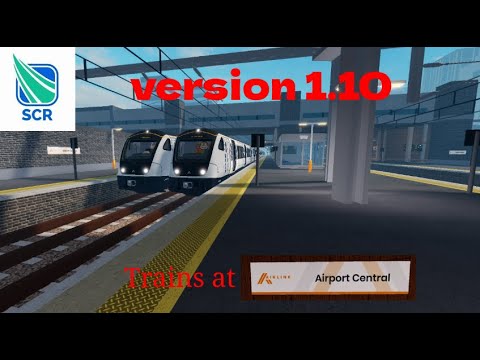 Trains at Airport Central - SCR v1.10 - YouTube