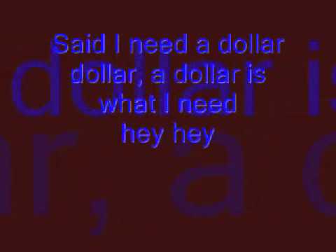 Aloe Blacc - I need a dollar - Lyrics - YouTube