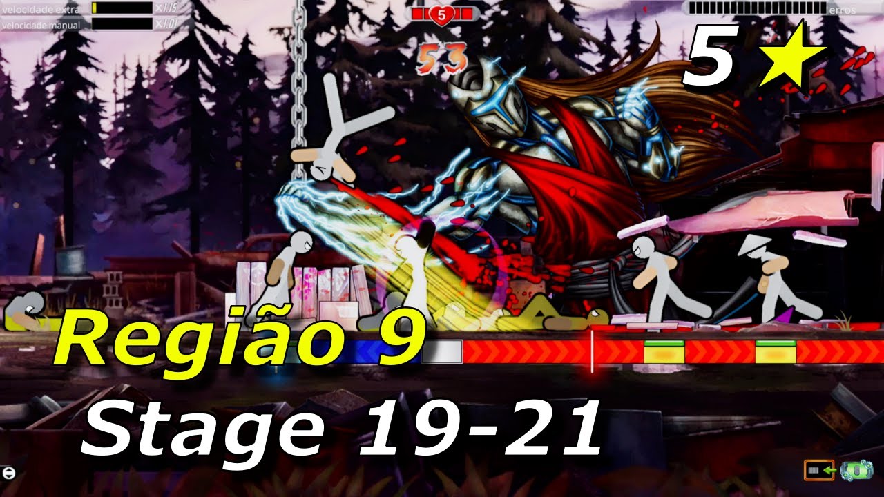 (Legendado) One Finger Death Punch 2 - Região 9 Stage 19 - 21 (5 Stars ...
