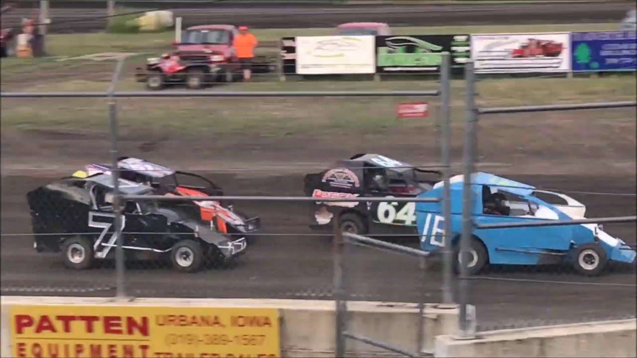 Xcel 600 Modified Benton County Speedway 8/11/19 *Feature* - YouTube