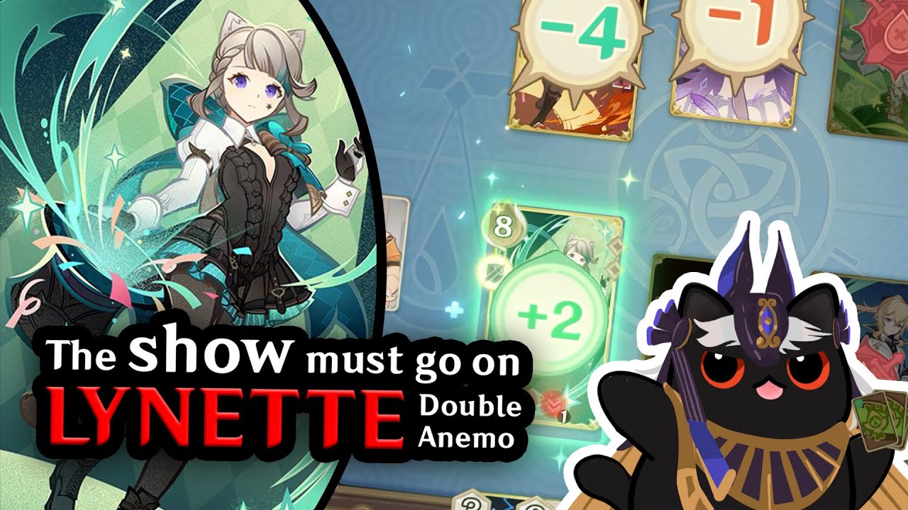The show must go on! | Double Anemo Lynette Dehya Jean | Genshin Impact ...