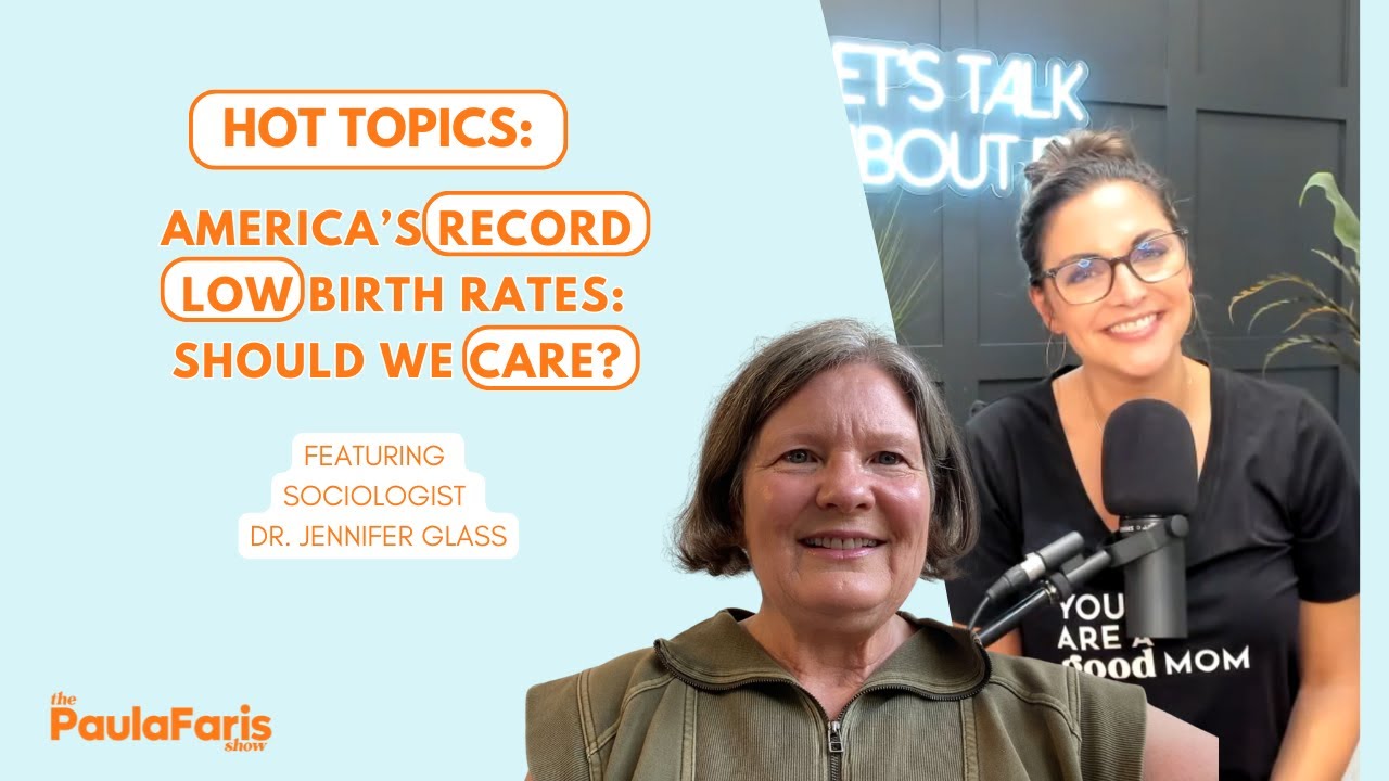 America’s record low birth rates: should we care? Featuring Sociologist ...