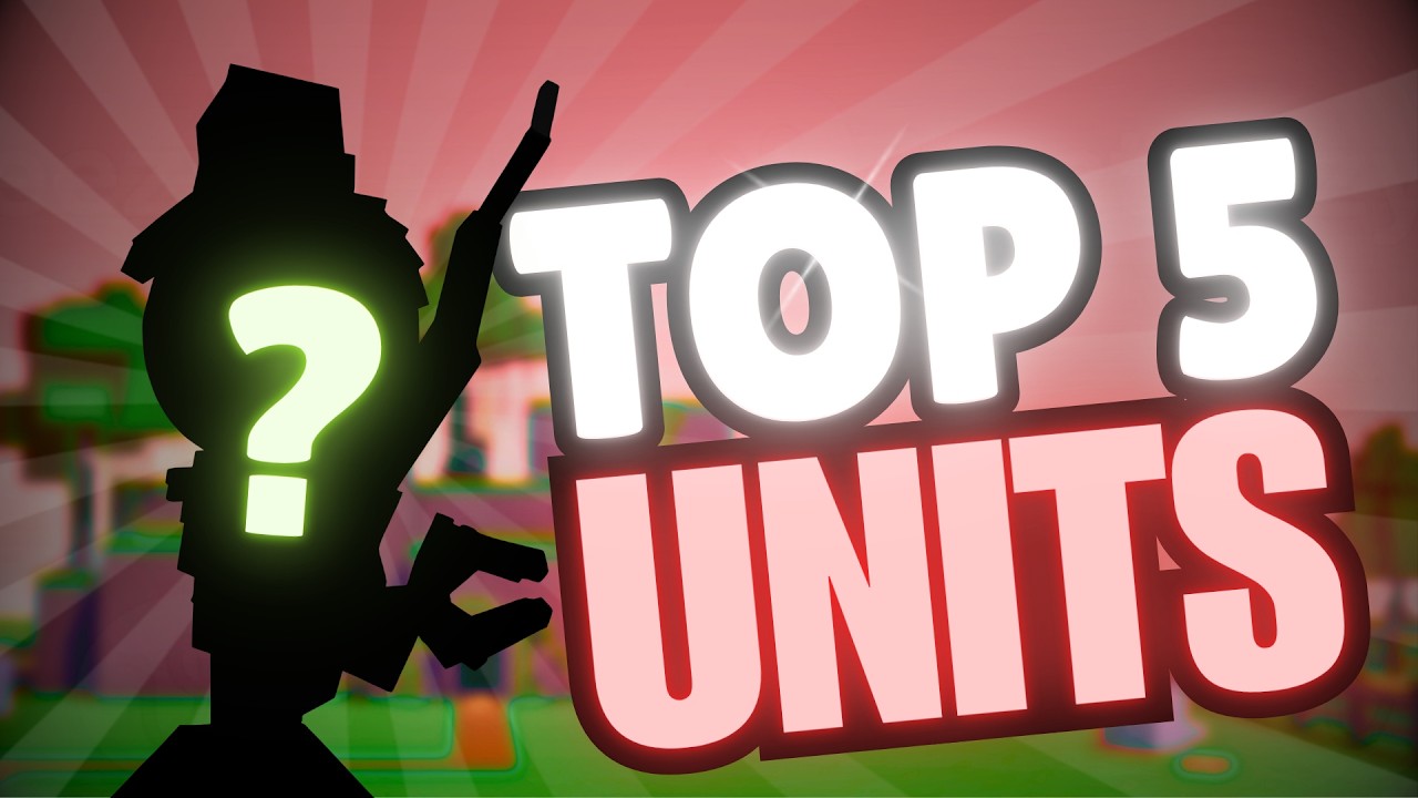 Top 5 BEST Units in GTD | Garden Tower Defense - YouTube