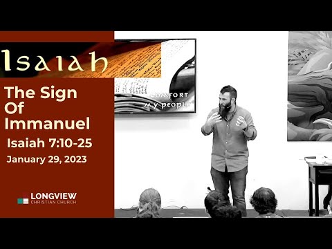 Sunday Worship - The Sign of Immanuel - January 29, 2023 - YouTube