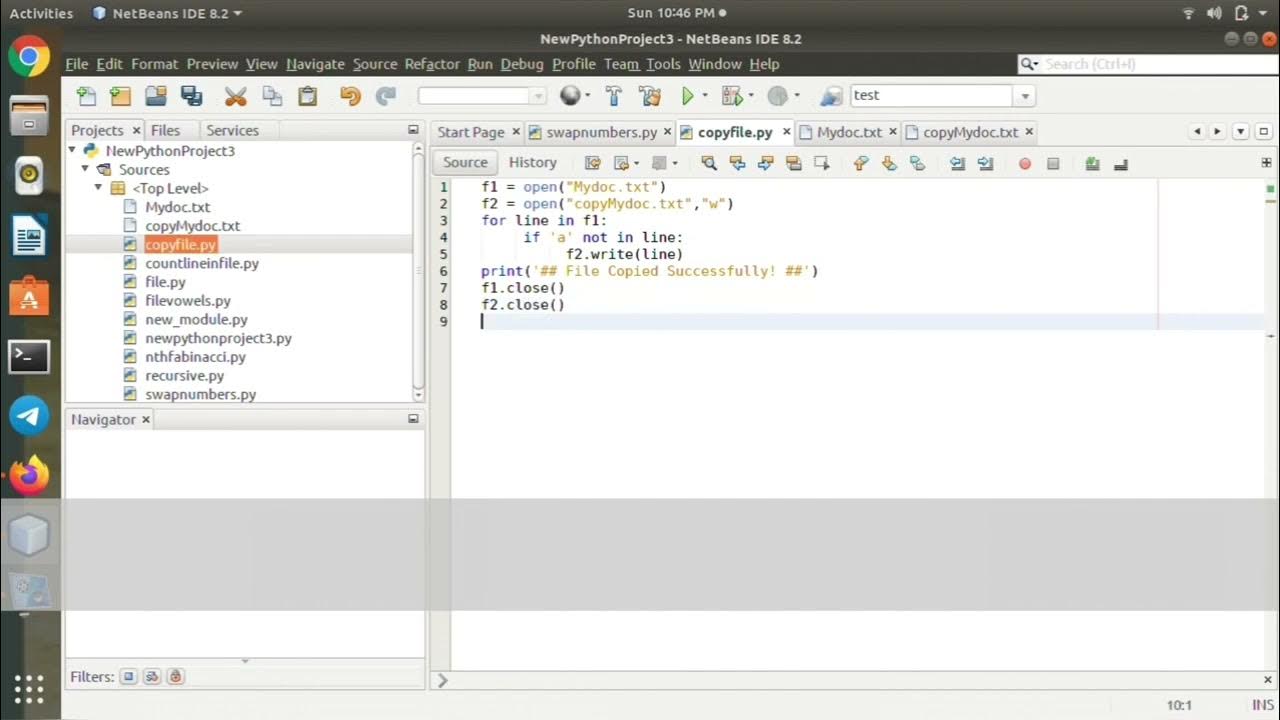 Remove all the lines that contain the character `a' in a file and write it to another file - YouTube