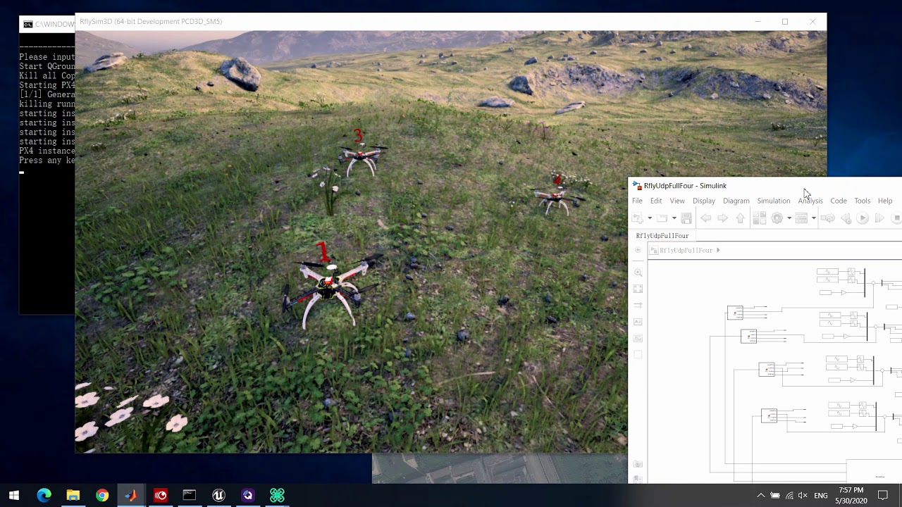 How to use Simulink to control UAV swarms in software-in-the-loop (SIL ...