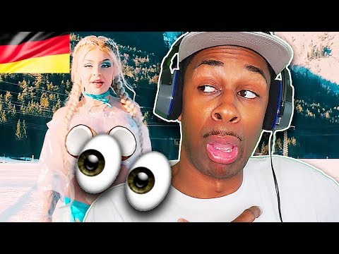 AMERICAN REACTS TO GERMAN RAP | KATJA KRASAVICE - RODEO (Official Music Video)