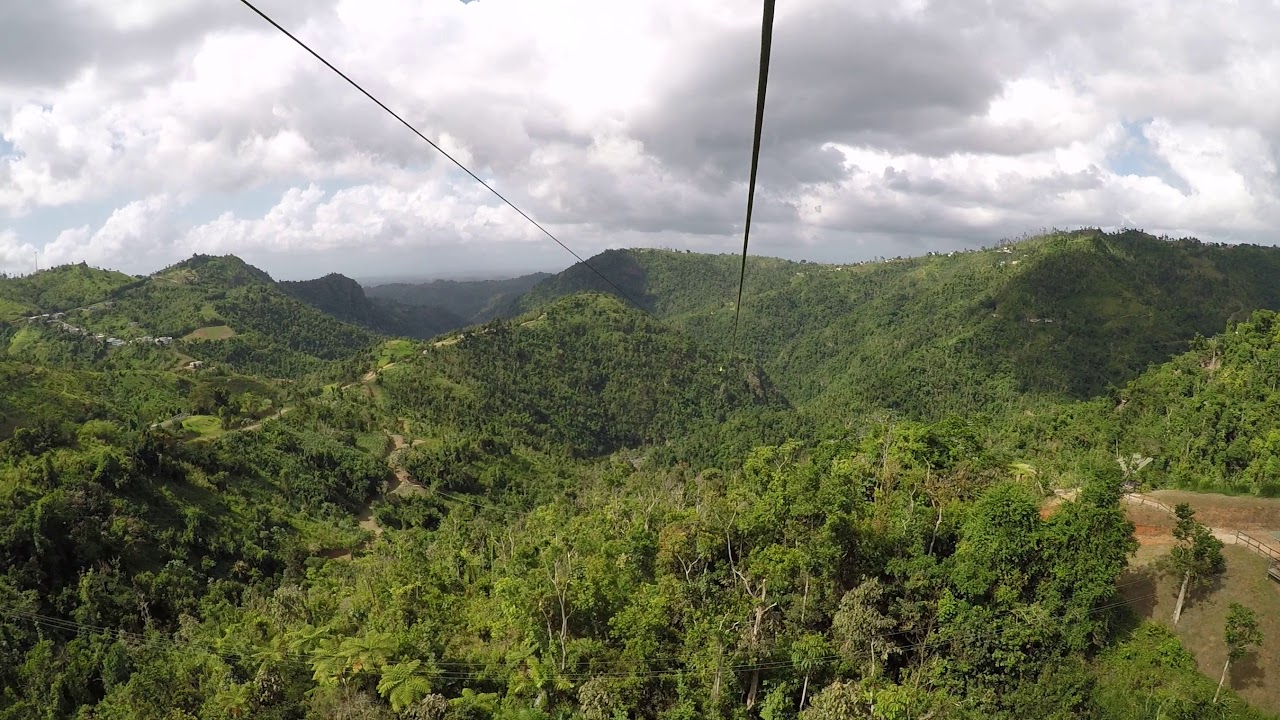 Toro Verde "The Monster" Zipline Puerto Rico - YouTube