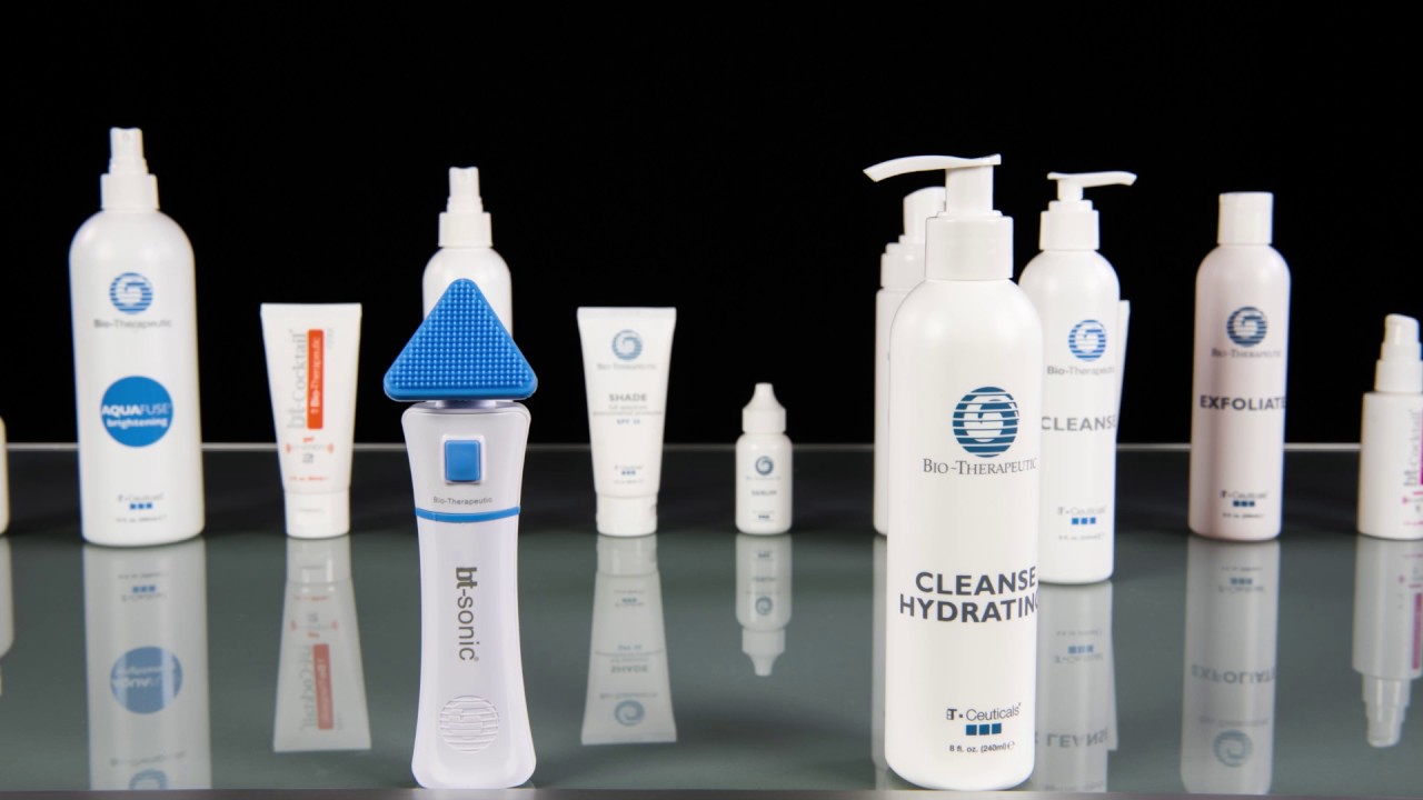 bt-Sonic with Bio-Therapeutic Cleansers - YouTube