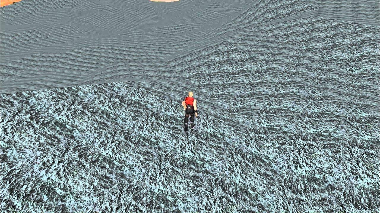 DirectX 11 game programming project (WIP) - 3 (terrain collision detection) - YouTube