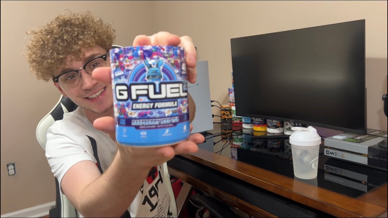 GFUEL Raspberry Iced Tea REVIEW!!! - YouTube