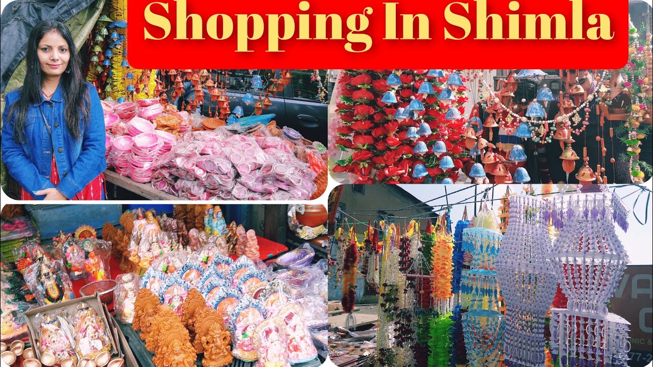 Shimla Diwali Shopping in Local Market/Shimla Shopping Market/ Mini ...