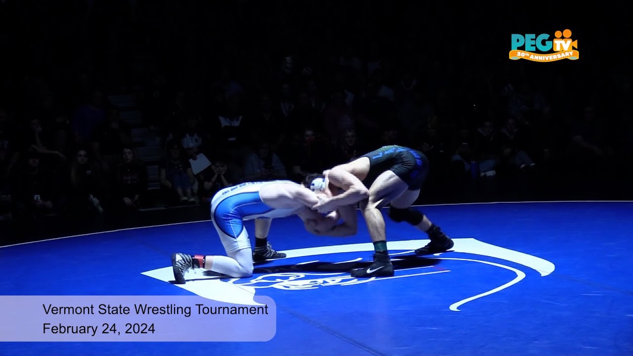 Vermont State Wrestling Tournament - February 24, 2024 - YouTube