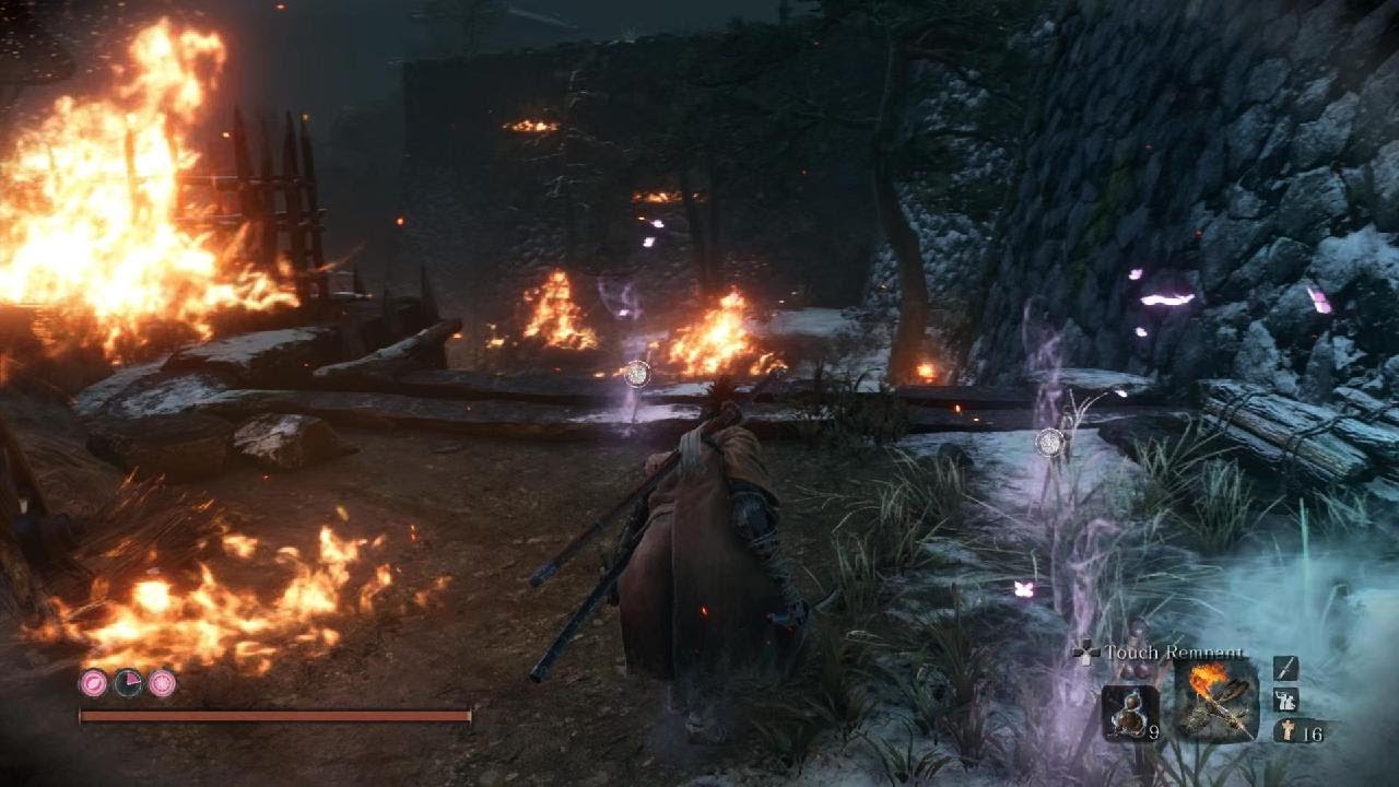 Sekiro: Shadows Die Twice - Seven Ashina Spear(Field Boss) - YouTube
