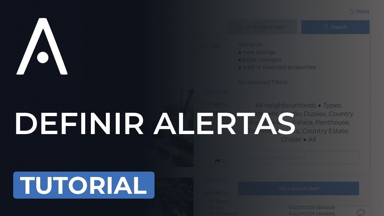 CASAFARI Tutorial PT - Definir Alertas - YouTube