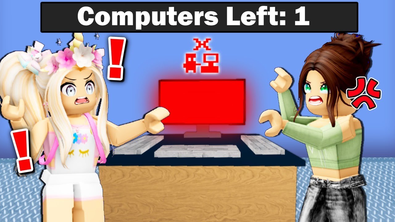 FIGHTING Over Computers In Flee The Facility! (Roblox) - YouTube